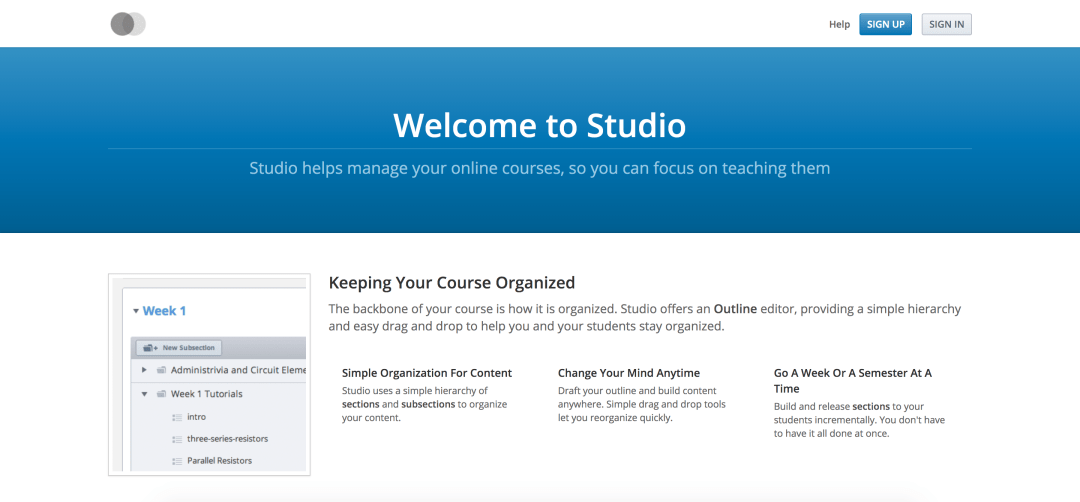 Open Edx Tutorial Overview Of Open Edx Studio Abc Online Courses